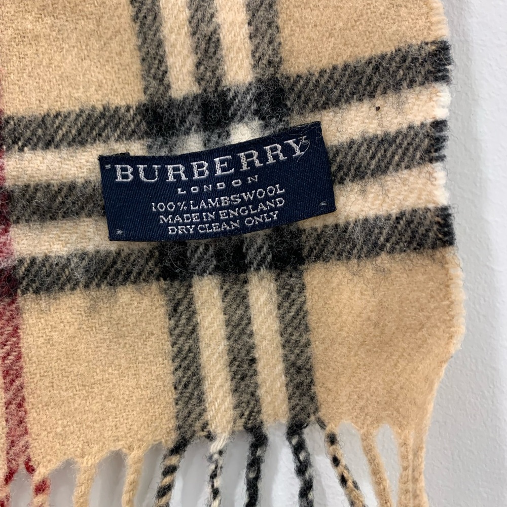 Burberry London Lambswool Scarf - Gem